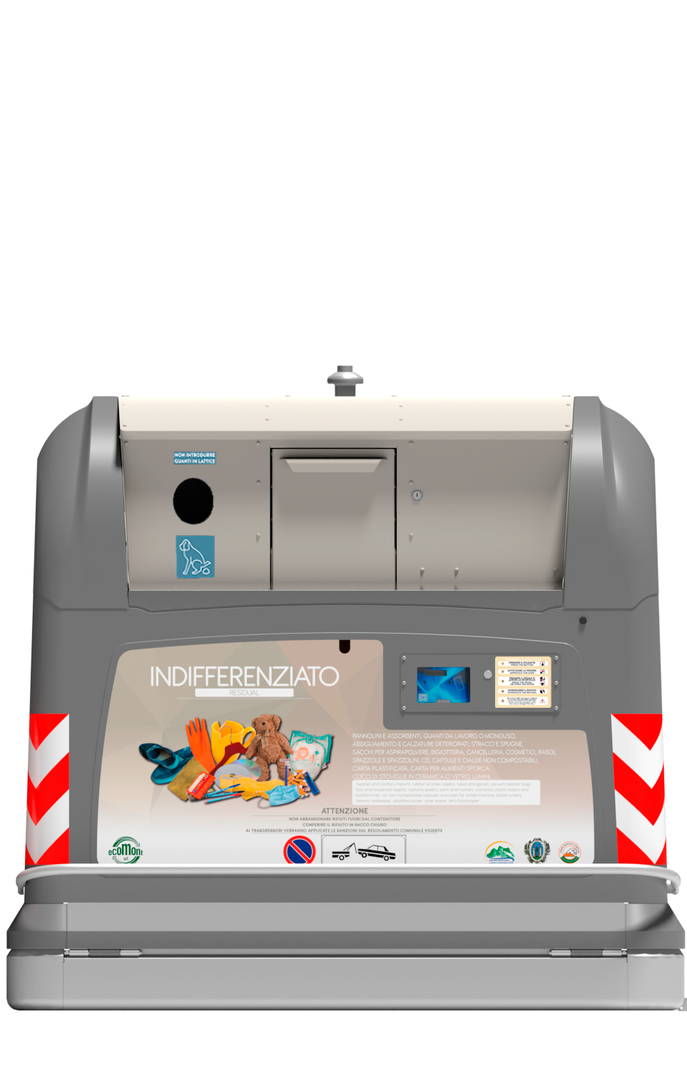 Istruzioni per apertura cassonetti del secco non riciclabile in ...